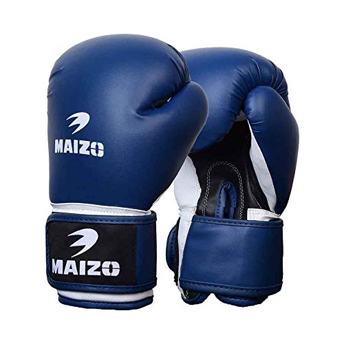 Buy MAIZO Boxing Gloves Training Gloves Molded Gloves BG 16 12OZ Blue ...