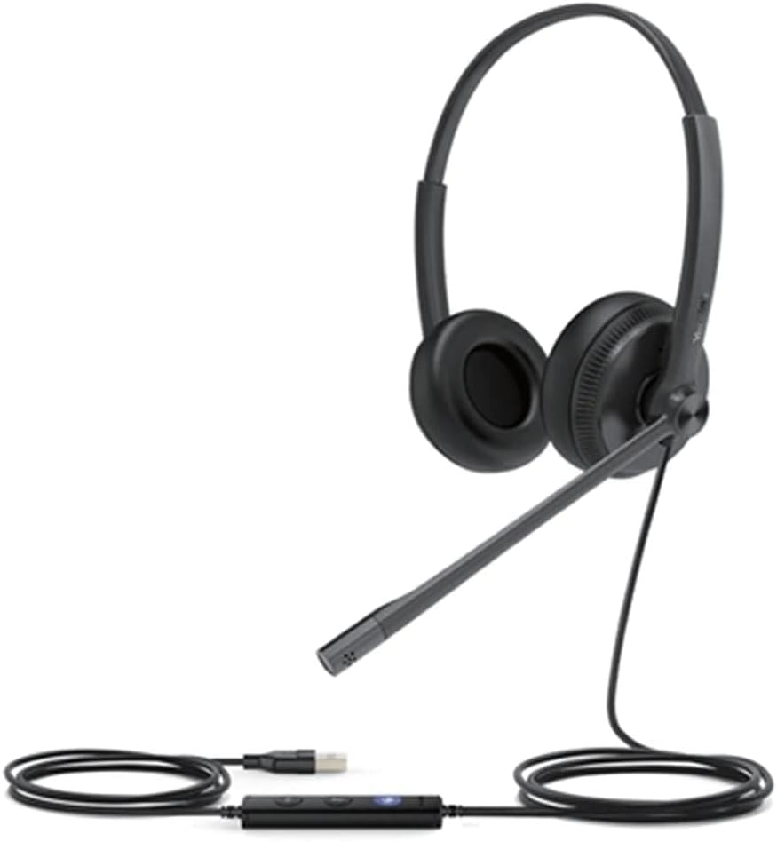 Poly by Plantronics - Blackwire 3325 Wired Stereo On Ear Headset with ...