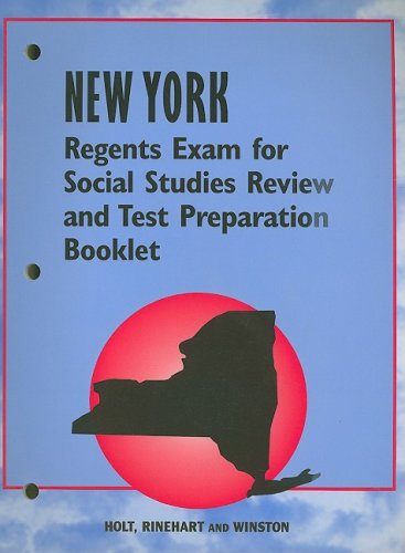 World History Ny Regents Exam Review and Test Prep Grades 9-12: Holt ...