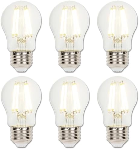 Westinghouse 5258020 6.5 Watt (60 Watt Equivalent) A19 Dimmable Clear ...