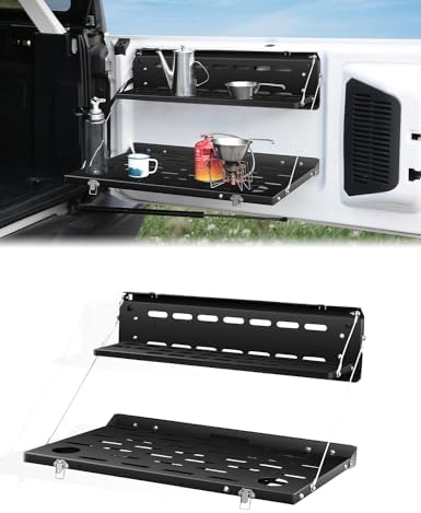 Amazon.com: JROAD Bronco Double-Layer Tailgate Table for 2021 2022 Ford ...