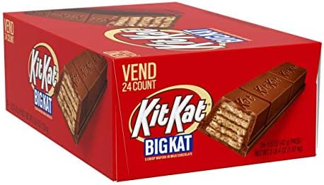 Amazon.com : Kit Kat Big Kat Milk Chocolate Wafer Bars, 1.5 Oz, (Pack ...