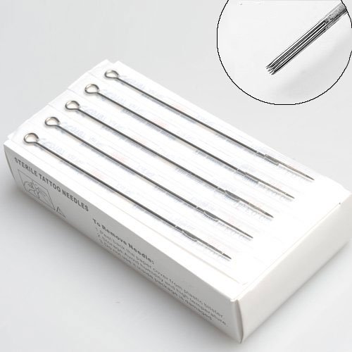 Amazon.com: 14 Round Shader Sterilized Tattoo Needle BOX 50 14RS ...
