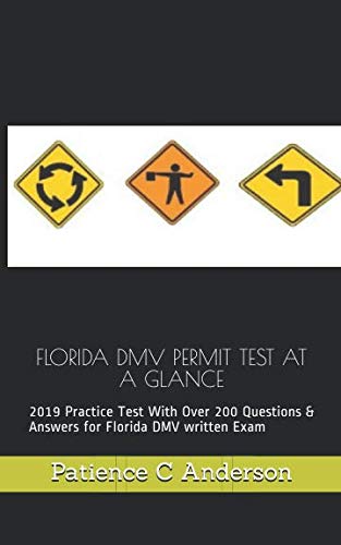 Amazon.com: FLORIDA DMV PERMIT TEST AT A GLANCE: 2019 Practice Test ...