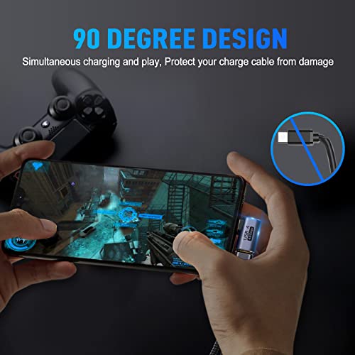 VCOM USB C 90 Degree Adapter Support 40Gbps, 100W PD, 8K Video Display ...