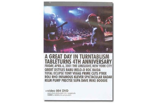 Amazon.com: Tableturns 4th Anniversary "A Great Day in Turntablism ...