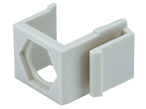 Monoprice Blank Insert for F type connector - 10pcs/Pack (Ivory ...