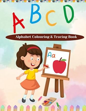 Alphabet Colouring Book for kids | Introduction to ABCD | Colouring and ...