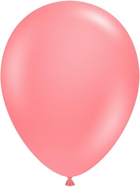 Amazon.com: Tuf-Tex 10092 Coral Latex Party Balloons, 11", Coral, Pack ...