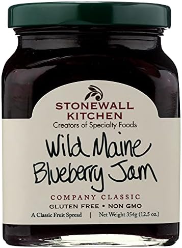 Amazon.com : Wild Maine Blueberry Jam Spread 2 Bottles (12.5 OZ each ...