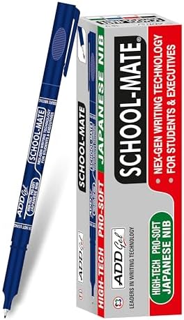 ADD Gel Metal Ball Pen - Blue Set of 10 Pen : Amazon.in: Office Products