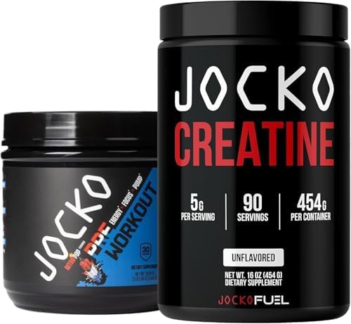 Amazon.com: Jocko Fuel Gym Bundle - Creatine + Nitro Pop Pre Workout ...