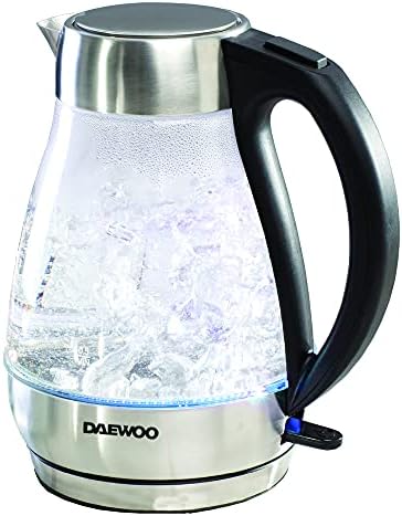 Daewoo SDA1202 1.5L 3000W, Glass Kettle with Safety Locking Lid, Auto ...