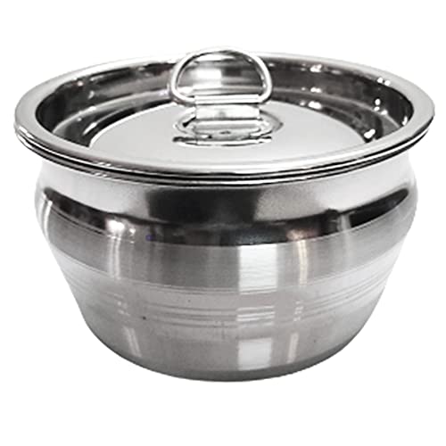 Buy Starlinks® Stainless Steel Tope Handi Patila/Pot/Bagona (Flat ...