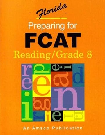 Preparing for FCAT Reading/Grade 8: Virginia Pake: 9781567650808 ...