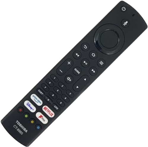 Original Fire CT-8565 Voice TV Remote Control Compatible with Toshiba ...