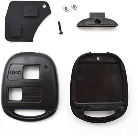 For Toyota 2 Button Key Fob Cover Replacement - Remote Car Key Case ...
