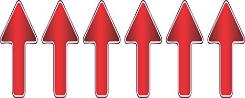 Amazon.com: StickerTalk Red Arrow Vinyl Stickers, 1 Sheet of 16 ...