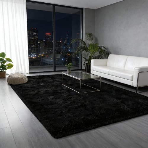 CUIMEI Living Room Rugs Large 65 x 65 cm, Shaggy, Non-Shedding & Easy ...