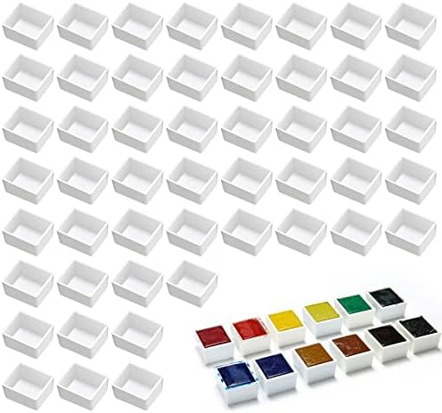 Watercolour Palette Half Buckets - Water Based Paint Pots for Oils and ...