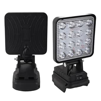 Work Floodlight, Cordless Super Bright Work Light for Outdoor Security ...