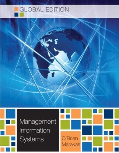 MANAGEMENT INFORMATION SYSTEMS 10E (Asia Higher Education Business ...