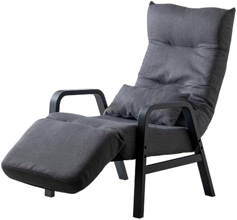 Amazon.co.jp: アイリスオーヤマ ウッドアーム リクライニングチェア FAC-RHB アッシュ