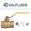 Amazon.com: VALFLUIDS Full Port Forged LF Brass Ball Valve With Female ...
