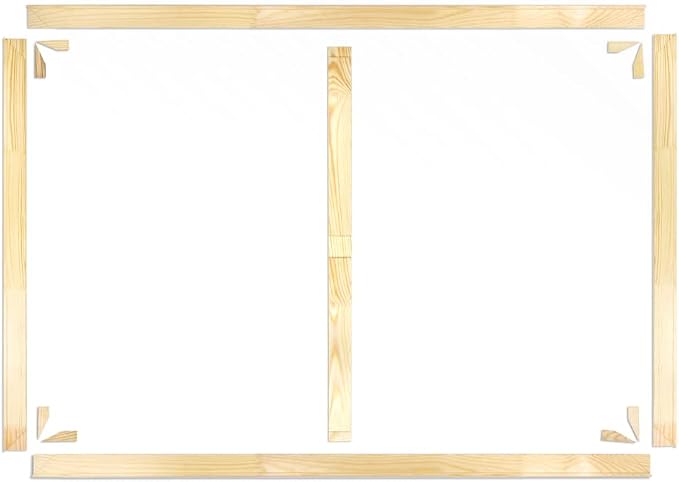 1art1 Cadres Châssis en Bois Nu Cadre à Monter Soi-Même Kit DIY ...