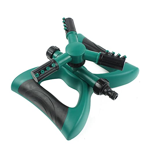 VASLON Arroseur de pelouse à 3 bras - Rotation à 360 degrés - Système d ...