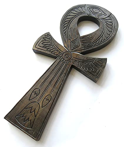Wooden carved Ankh Symbol Hieroglyph, Key of Life – BigaMart