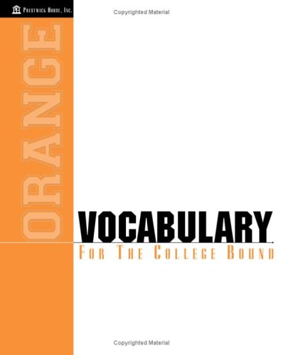 Vocabulary for the College Bound: Orange: James Scott: 9781580492584 ...
