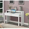 Amazon.com: Pemberly Row Console/Sliding Desk with Drawer and Riser in ...