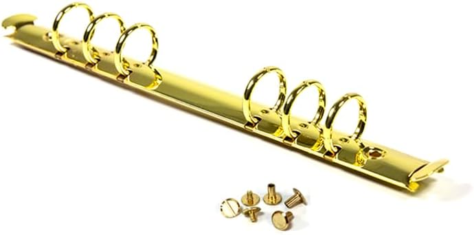 Amazon.com : OEAYA 1Pcs Metal A5 Notebook 20mm 6-Hole Ring Binder ...