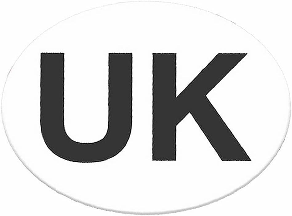 UK Oval Sticker for Cars, Vans, Trucks - Self-adhesive UK sticker - UK ...