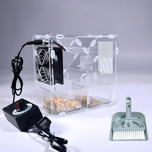 Bird Seed Cleaner Machine, Electric Grain Shell Blower with 2 ...