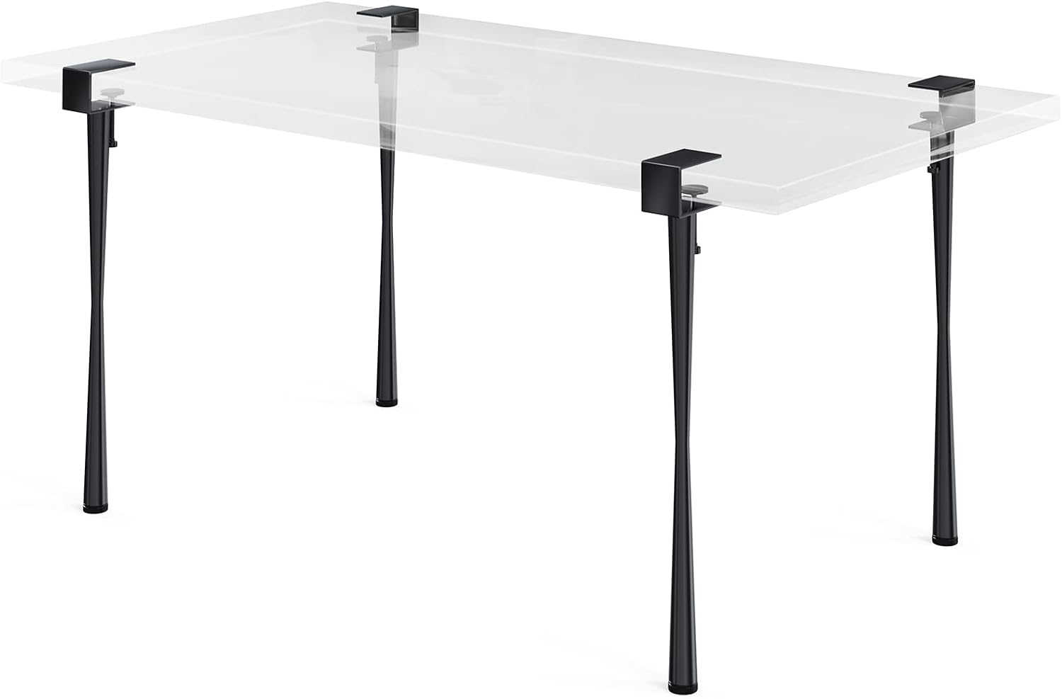 Party Animals Metal Table Legs, 4 PCs 28 Inch Removable Table Clamps ...