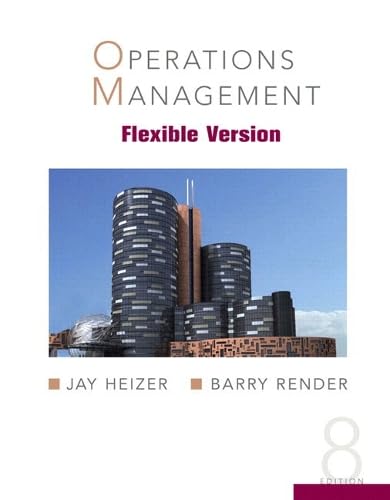 Operations Management: Heizer, Jay, Render, Barry: 9780132209298 ...