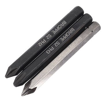 Generic 3Pcs Cross Impact Screwdriver Bits 8Mm Hex Shank 80Mm Cross ...