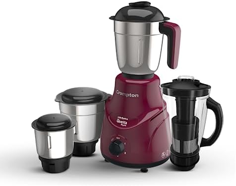 Buy Crompton QUESTA ROYALX 750-Watt Mixer Grinder with Powertron Motor ...