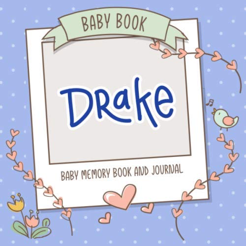 Amazon.com: Baby Book Drake - Baby Memory Book and Journal ...