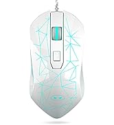 MageGee G6 Gaming Mouse, 7 Colors Breathing LED Backlit USB Wired Mouse ...