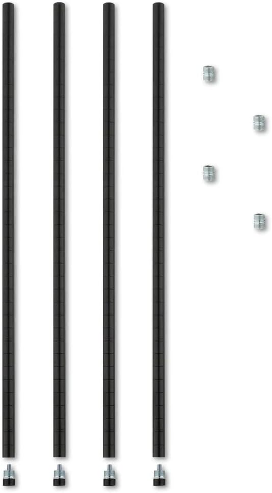 Amazon.com: ALESW59PO36BL - Stackable Posts for Wire Shelving : Home ...