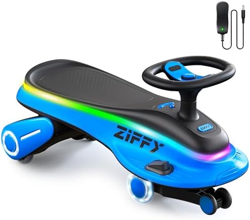 Amazon.com: JOVA ZIFFY 45W 5.5A Light-Up Electric Wiggle Car with Pedal ...