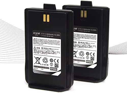 Amazon.com: hflexgrad (2-Pack) 3.7V 1100mAh Li-ion Battery Replacement ...