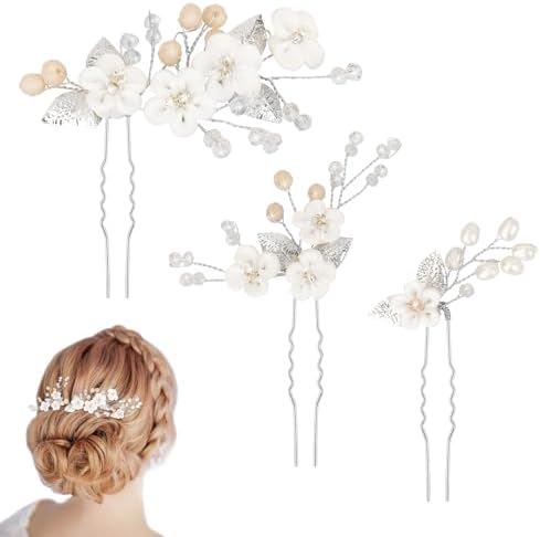 Amazon.com : Wedding, Bridal, and Prom Hair Accessories - Flower and ...