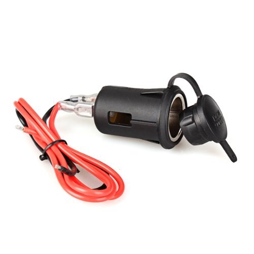 Waterproof Car Motorcycle cigarette lighter socket with dual USB ...