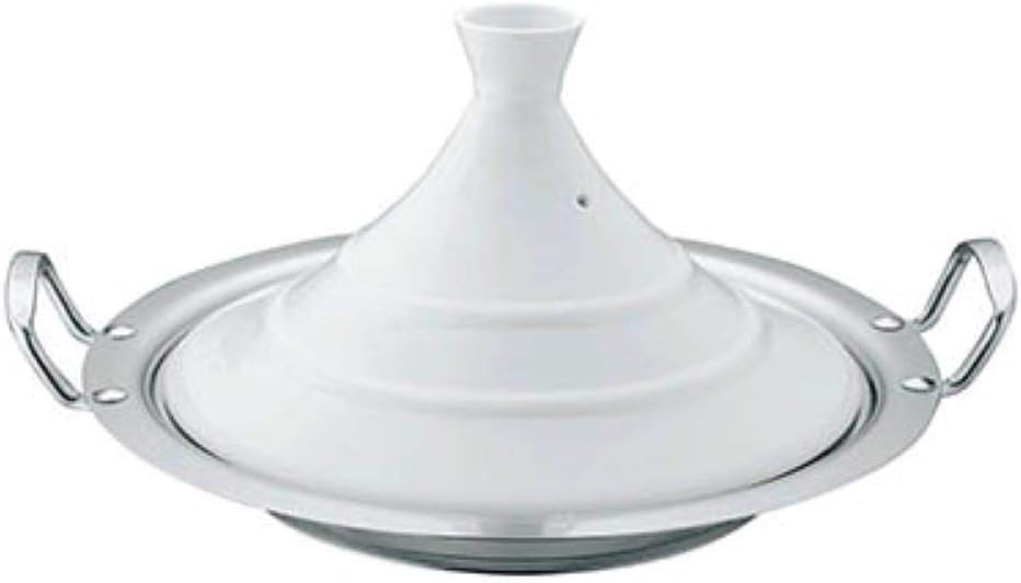 WEB2O Tajine induction et Vitro-céramique INOX Taupe 30,20 x 30,20 x 23 ...