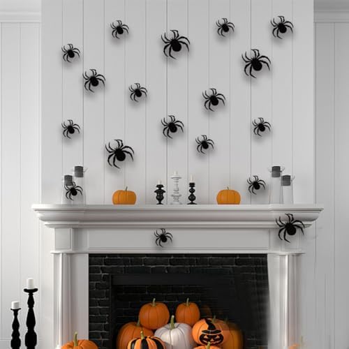 Amazon.com: Ivenf Halloween Decorations, Extra Large Scary Spider Wall ...