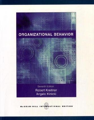 Organizational Behavior: Kinicki, Angelo: 9780071108225: Amazon.com: Books